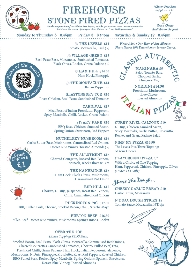 Firehouse Stone Fired Pizzas – The Firehouse